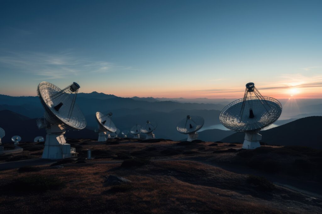 Satellite dish farm - Satline TV
